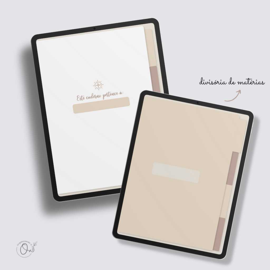 Caderno Digital - Gratuito - Organizando a Vida