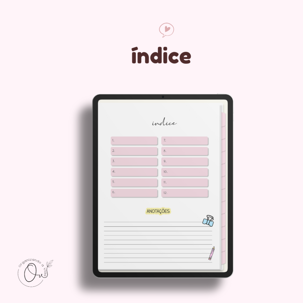 Caderno Digital - Professora - Organizando a Vida